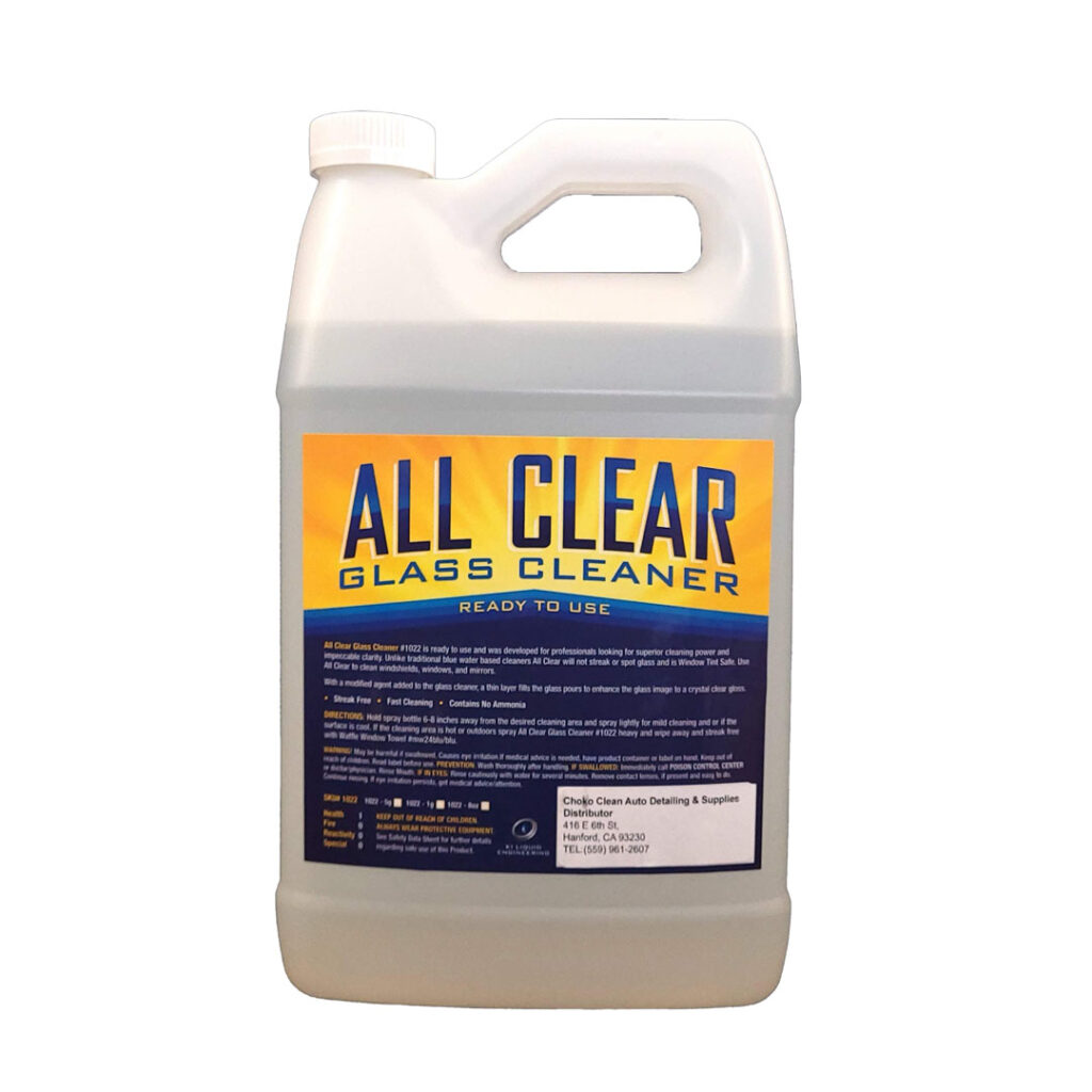 All Clear Glass Cleaner - Choko Clean